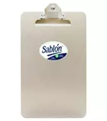 Tabla de plástico Sablón con clip metálico tamaño carta color humo ...